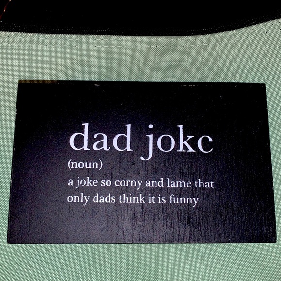 Hand Crafted | Accents | Dad Joke Handcrafted Wooden Table Top ...
